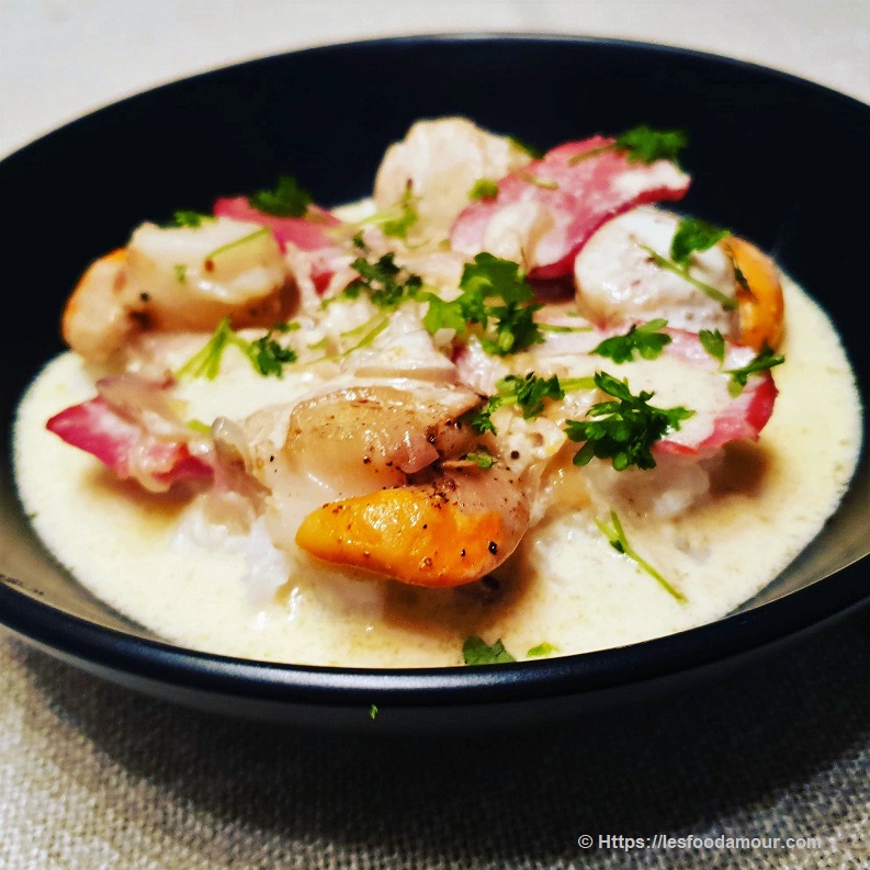 Noix de saint-jacques, filet mignon séché - Les Food'Amour