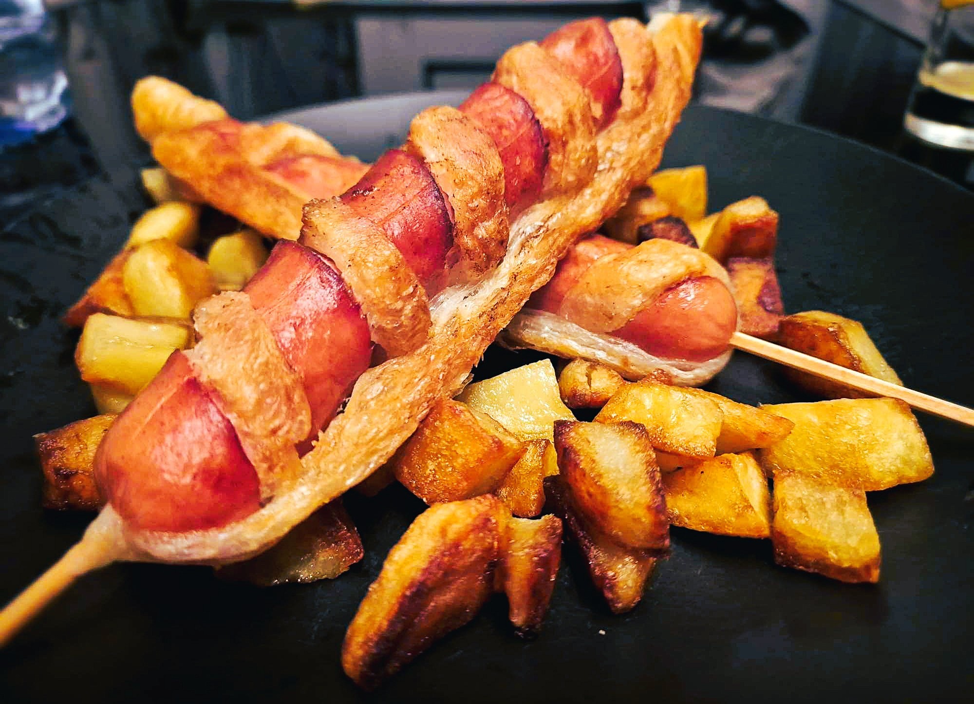 Brochette de knacki feuilletée - Les Food'Amour